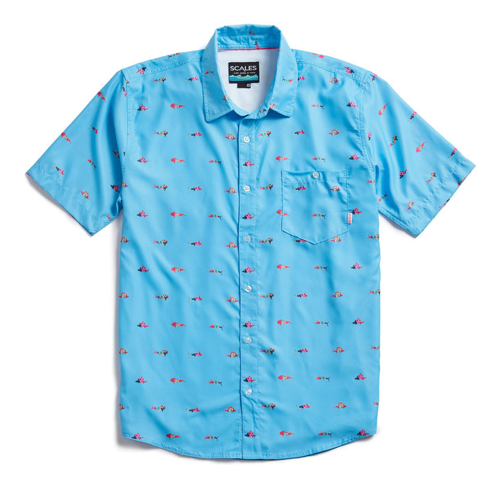 Trippy Fish Button Down – Scalesgear.com